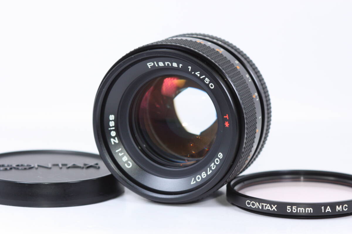 CONTAX Carl Zeiss PLANAR 50mm F1.4 AEJ Camera Lens Made in CONTAX Carl Zeiss PLANAR 50mm F1.4 AEJ Camera Lens Made in