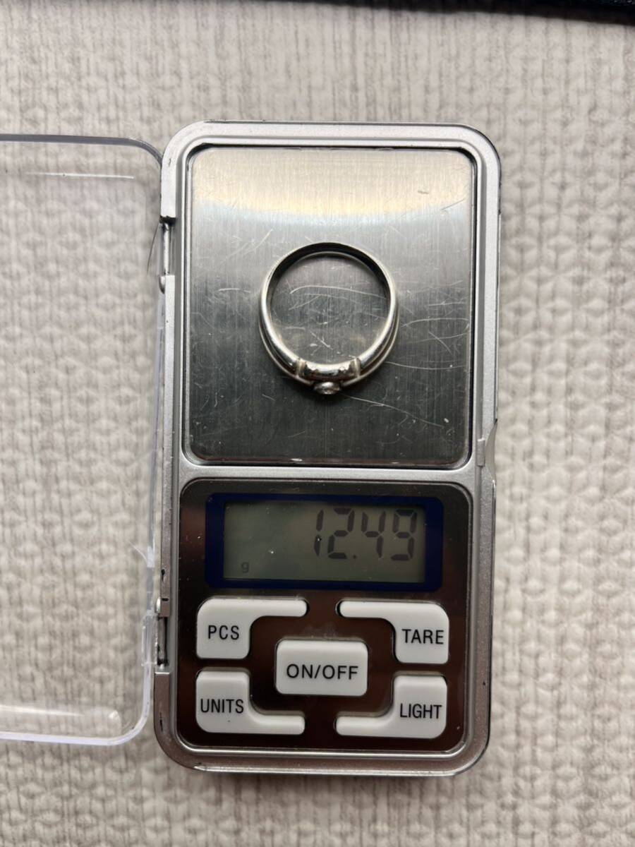 Yahoo!オークション - 1円〜 1粒ダイヤモンドリング 指輪 Pt900 プラチ...