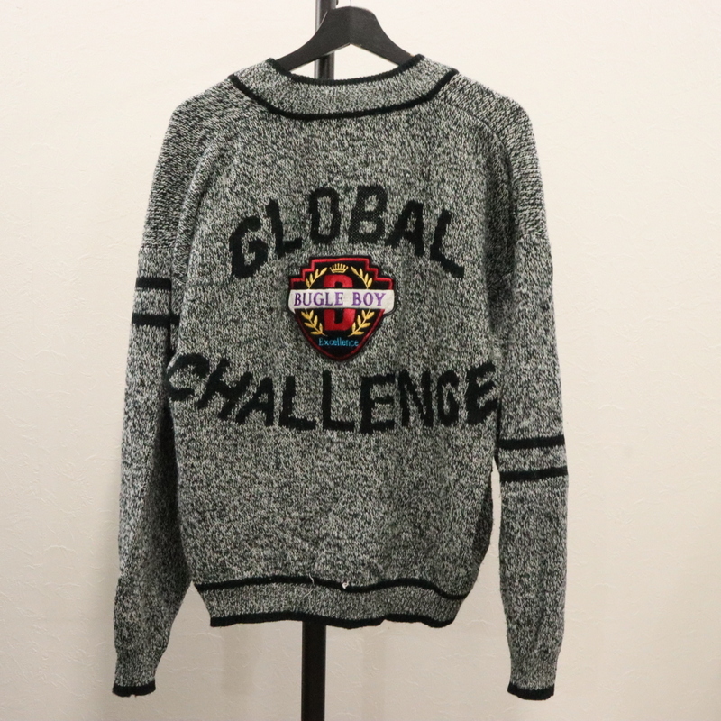 Yahoo!オークション - J609 90sビンテージ BUGLEBOY アクリルカーディ...