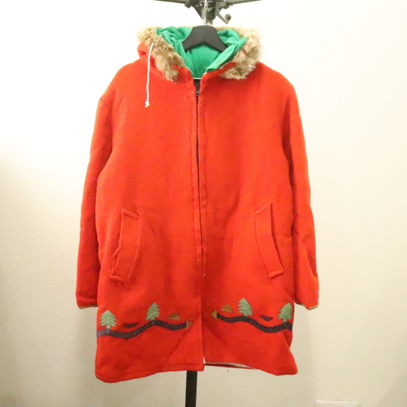 Yahoo!オークション - L815 80sビンテージ HUDSONSBAY ウールコート 19...