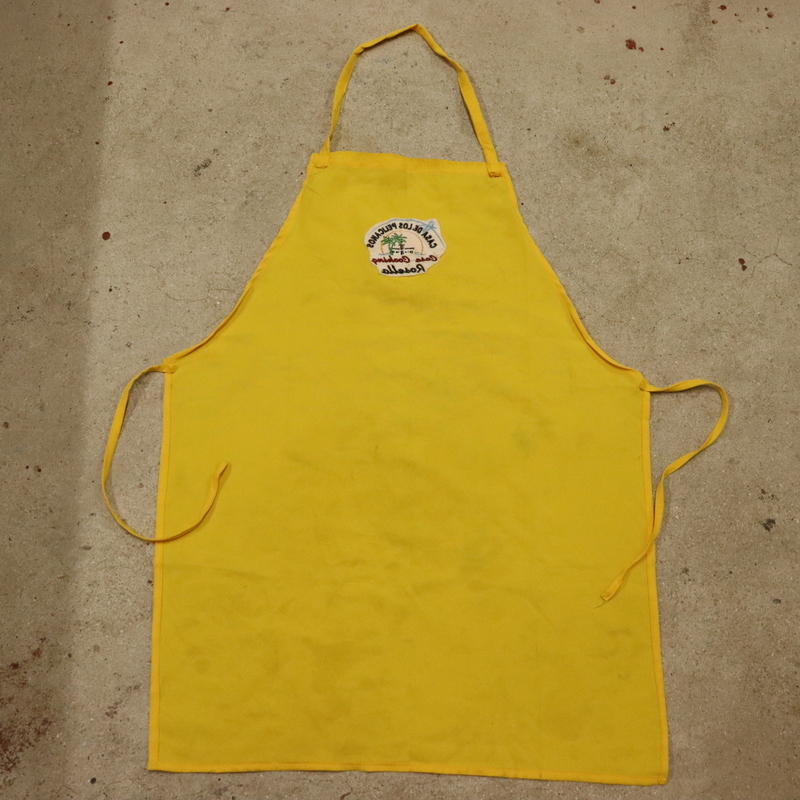 Yahoo!オークション - AP7 80sビンテージ エプロン 1980年代製 イエロ...