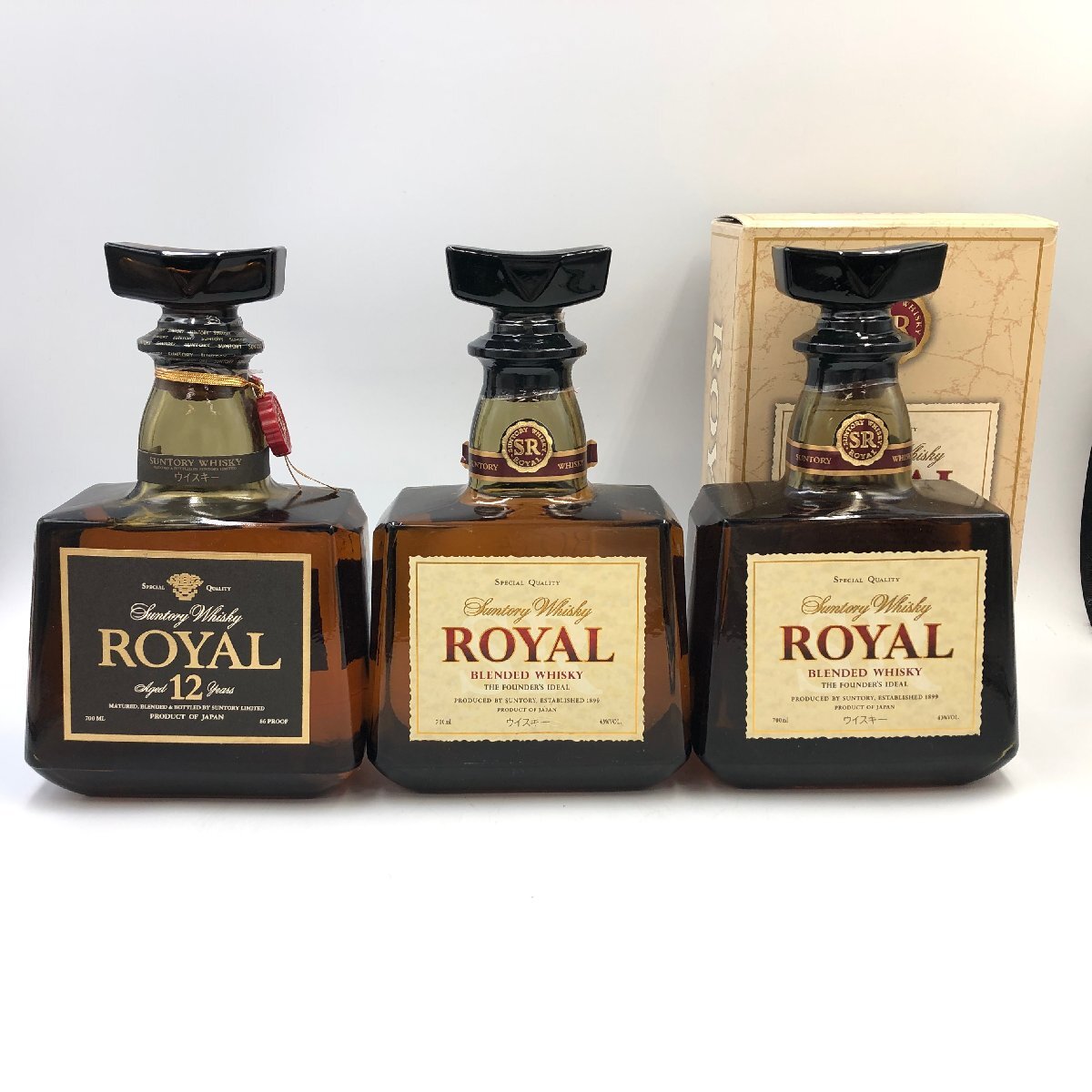 Yahoo!オークション - 9/6 J82-NB 未開栓 サントリーウイスキー ローヤ...