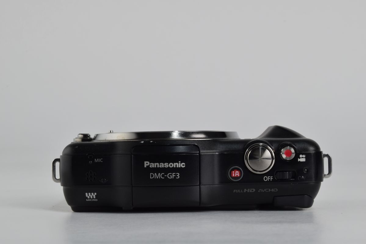 動作良品 パナソニック Panasonic LUMIX DMC-GF3 ブラック ボディ+14-42mmレンズ 動作確認済(中古)のオークション落札情報