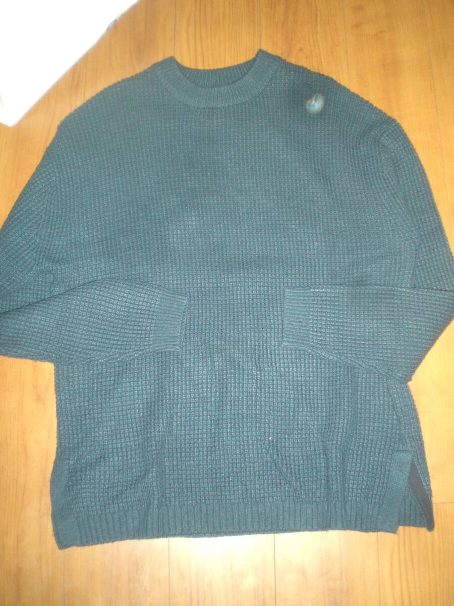 Yahoo!オークション - LAKOLE XL 藍色リブニット