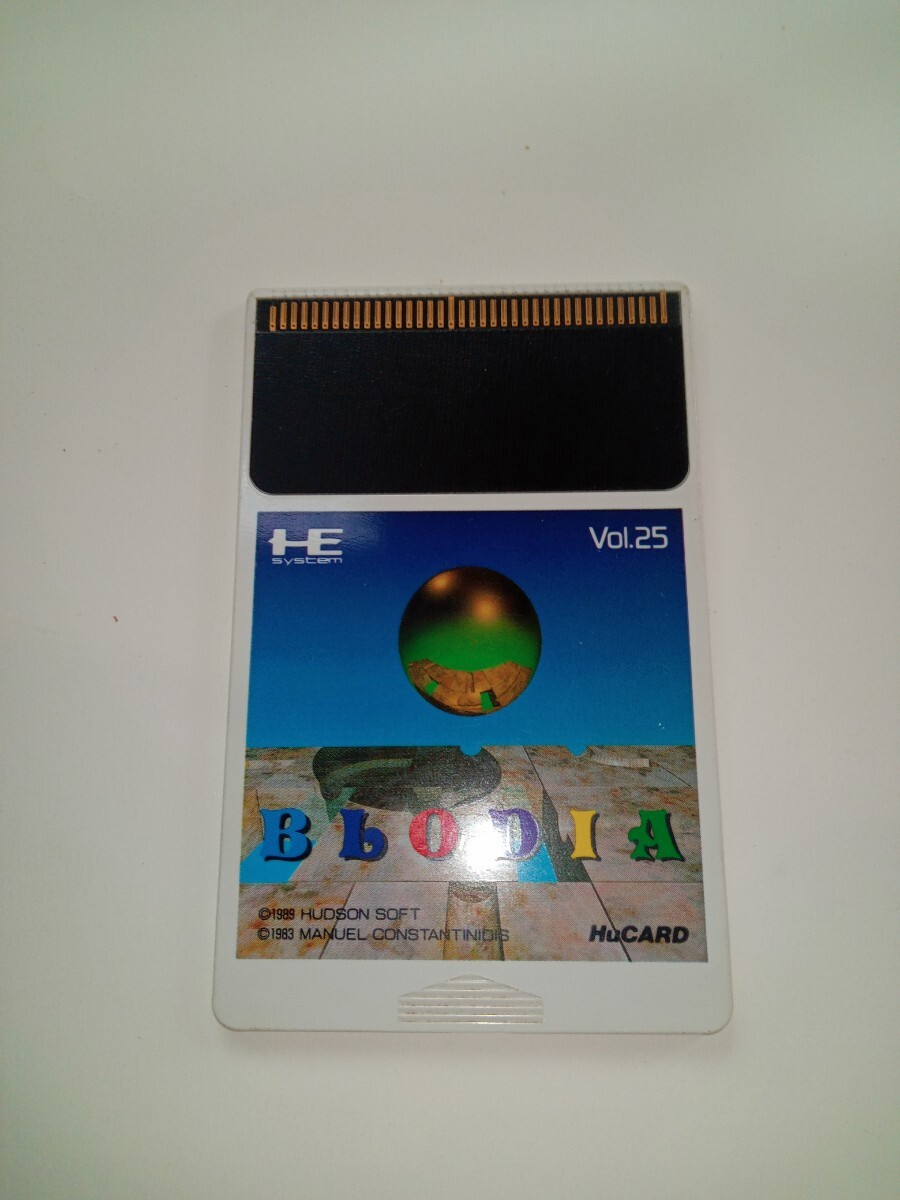 Yahoo!オークション - PCエンジン ソフト HuCARD BLODIA Vol.25 1989 ...