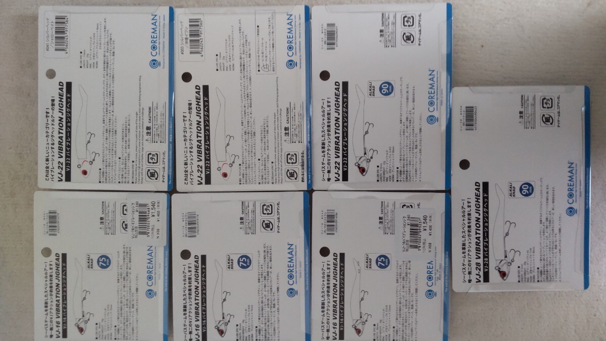 Yahoo!オークション - 未使用 コアマン VJ16 3個 VJ22 3個 VJ28 1個 セ...