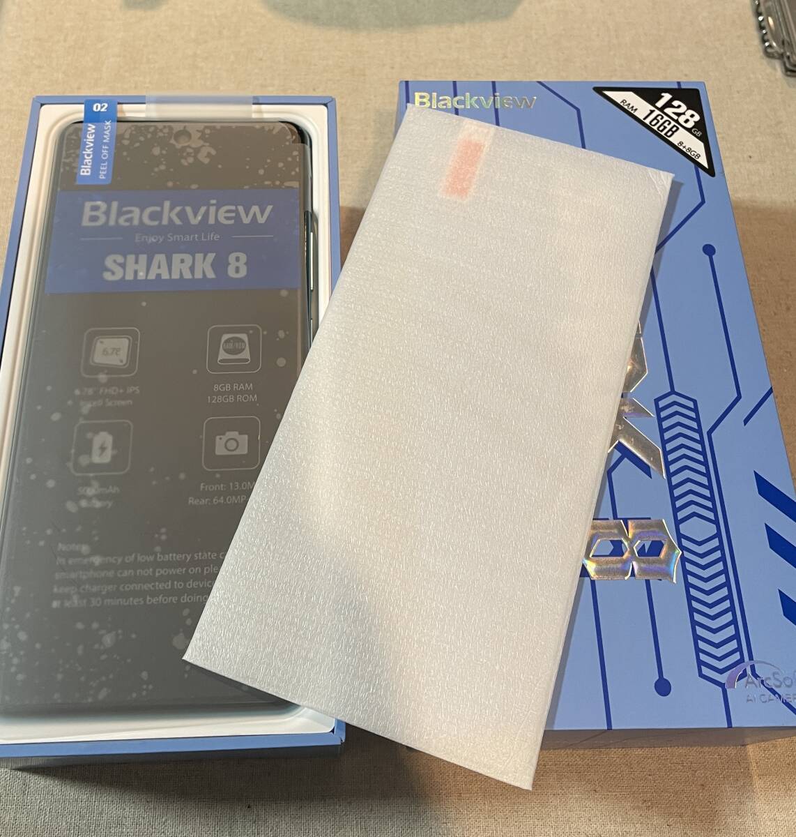 Yahoo!オークション - Blackview SHARK 8 /128GB RAM 16GB 8＋8GB/未使...