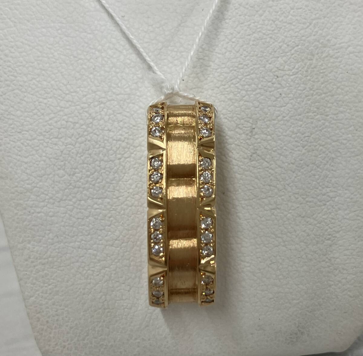 K18 トップ ダイヤモンド0.21ct ラインストーン 6.8g ゴールド 18金 ゴールド