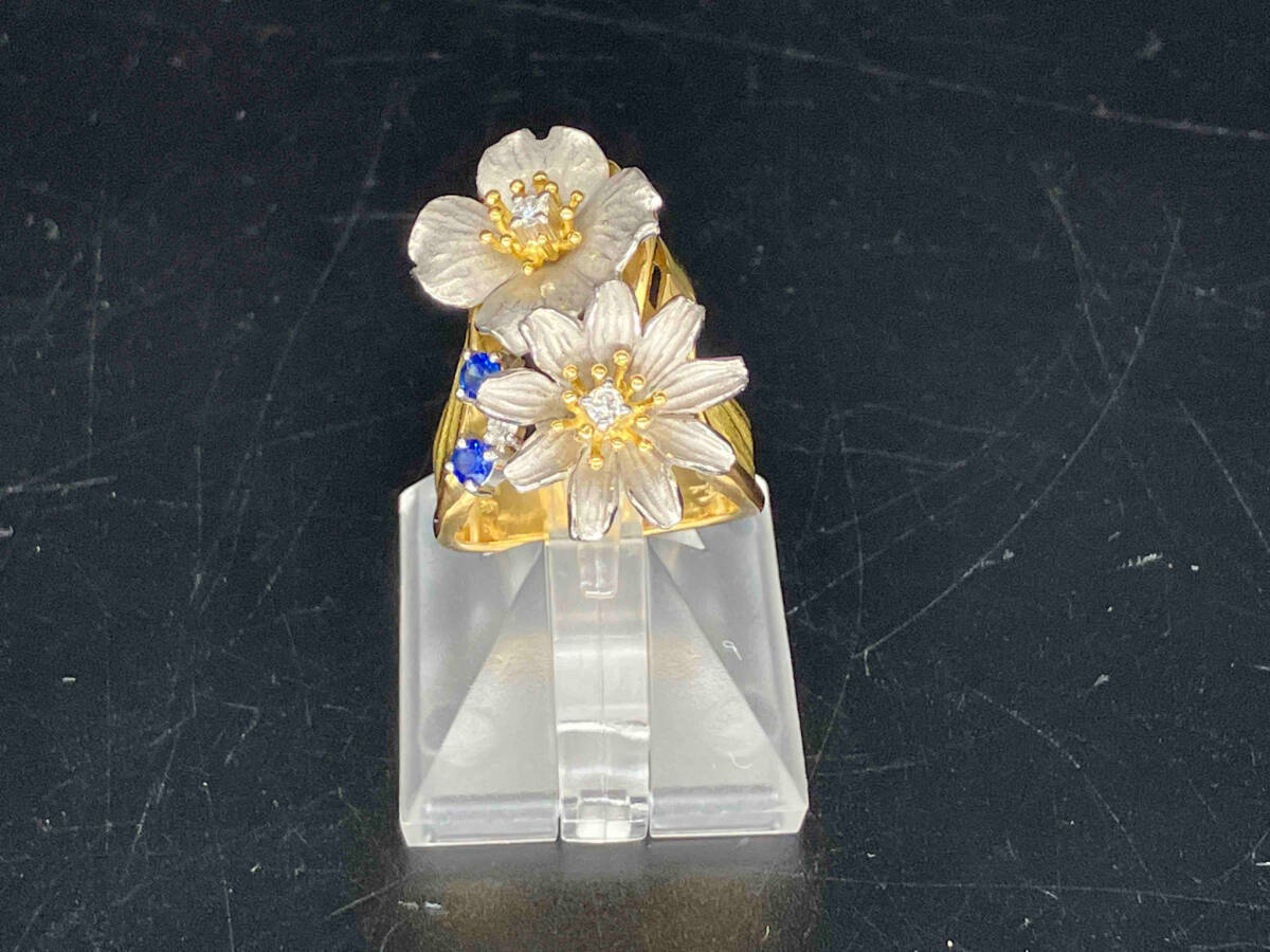 Yahoo!オークション - K18 Pt900 11.9g リング