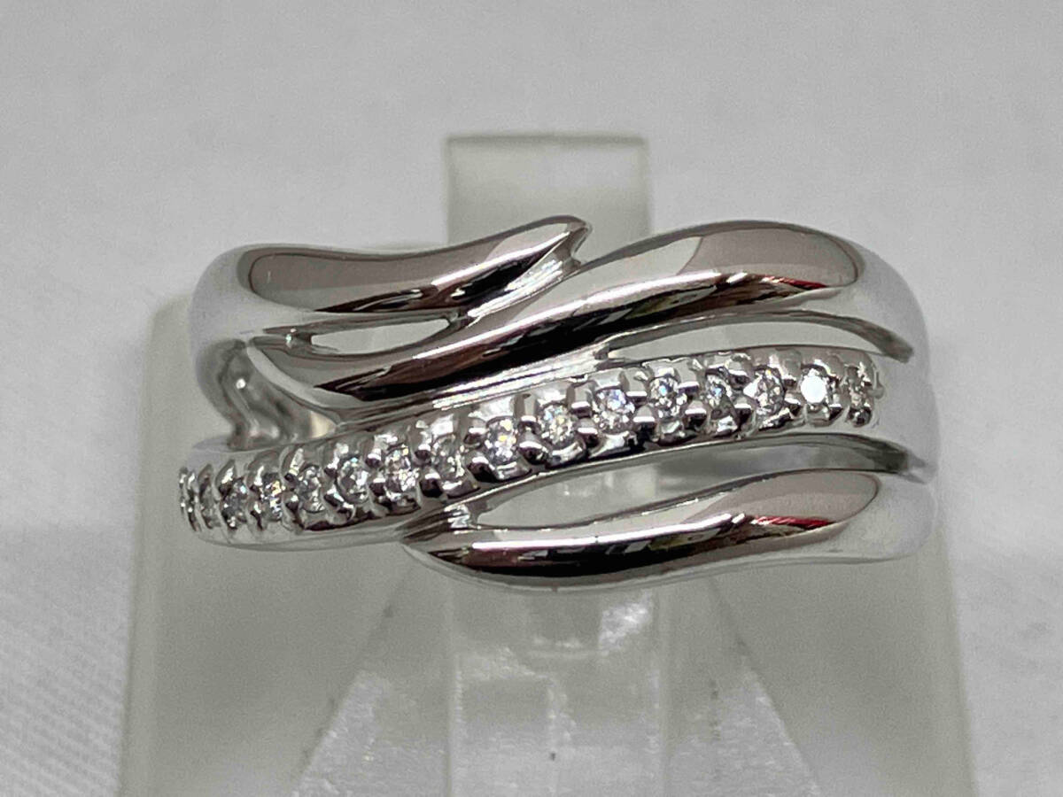 Yahoo!オークション - デザインリング K18WG 12号 総重量約4.4g