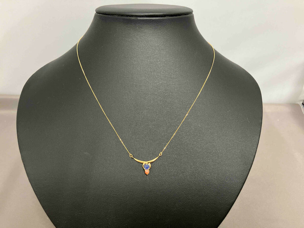 Yahoo!オークション - K18 43cm 1.9g トップ付きネックレス