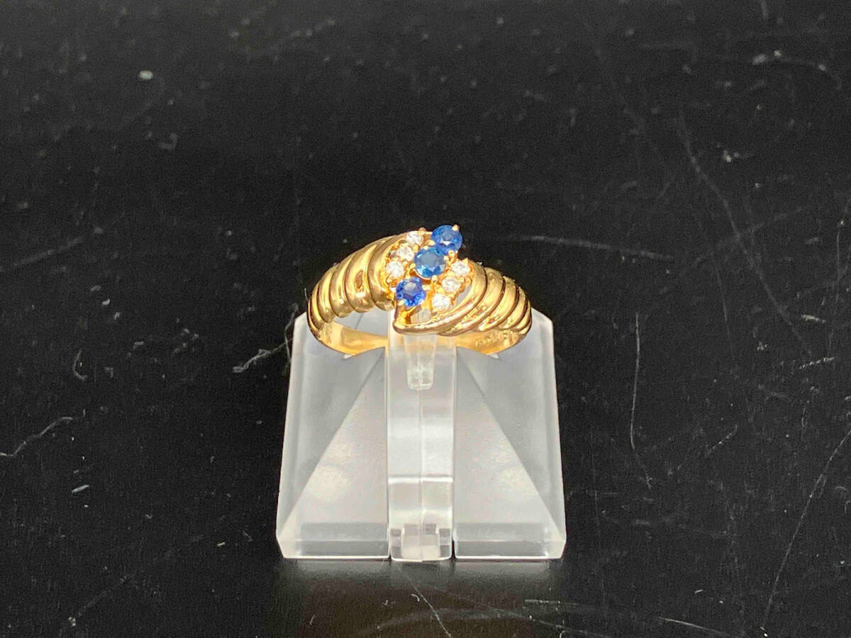 Yahoo!オークション - K18 #11/3.9g D0.09ct リング