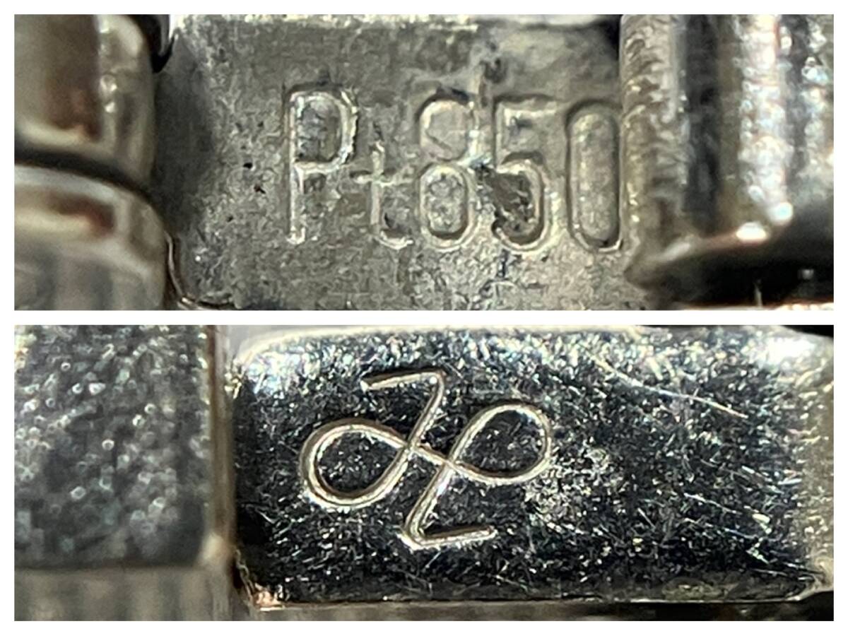 Yahoo!オークション - Pt850 ネックレス 48cm 10.1g 幅0.2cm ベネチア...