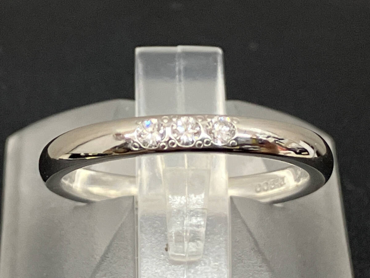 Yahoo!オークション - canal 4℃ リング Pt900 ダイヤ付 7号