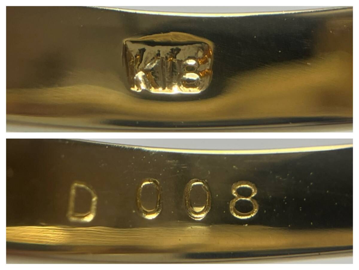 Yahoo!オークション - K18 リング 11号 5.7g H1.1×W0.9cm オーバルブ...