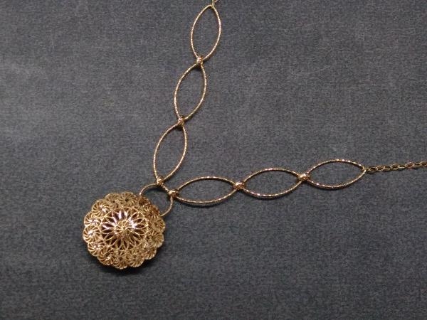 Yahoo!オークション - K14／585／14KT イエローゴールド 42.5cm 総重量...