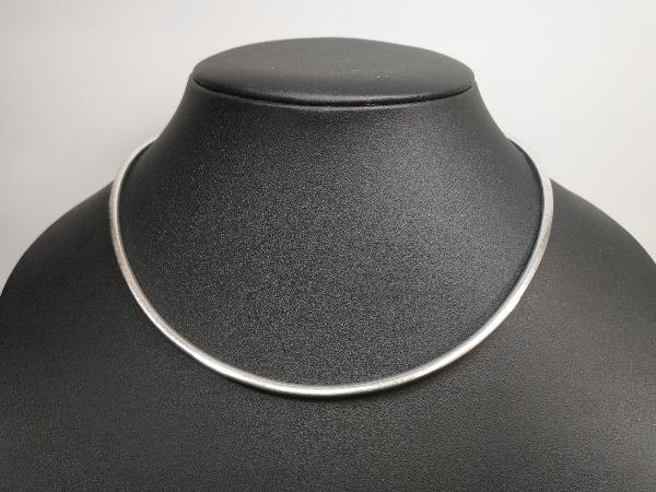 Yahoo!オークション - K14 WG オメガ ネックレス 41cm 19g 幅3mm 14K 1...