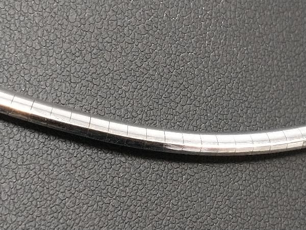 Yahoo!オークション - K14 WG オメガ ネックレス 41cm 19g 幅3mm 14K 1...