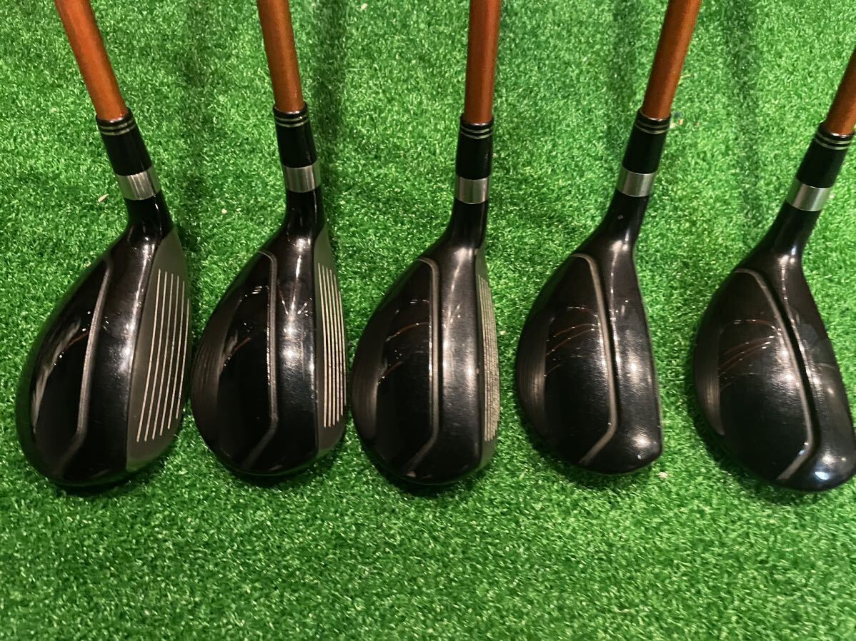 Yahoo!オークション - スリクソンZH65 ユーテリティ5本セット2.3.4.5.6...