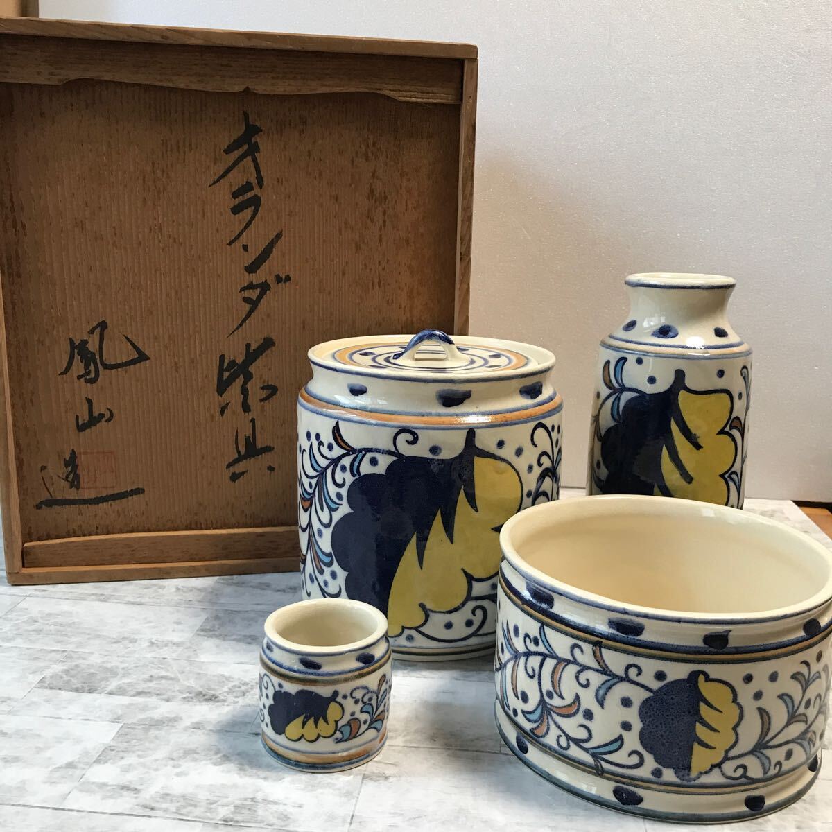 Yahoo!オークション - B141 オランダ皆具 鳳山作 【未使用品】 横田鳳...