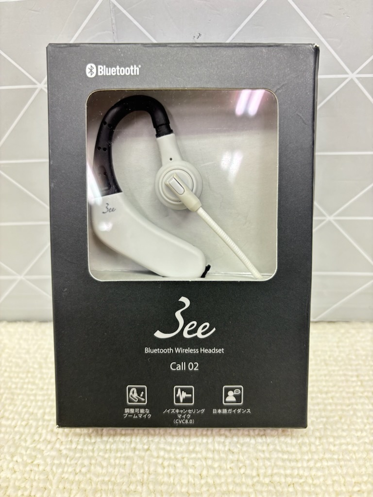 D335 動確済 3ee スリー Bluetooth ヘッドセット Call 02 ライトグレー 片耳イヤホン ノイズキャンセリングマイク マルチポイント(イヤフォン)｜売買されたオークション ...