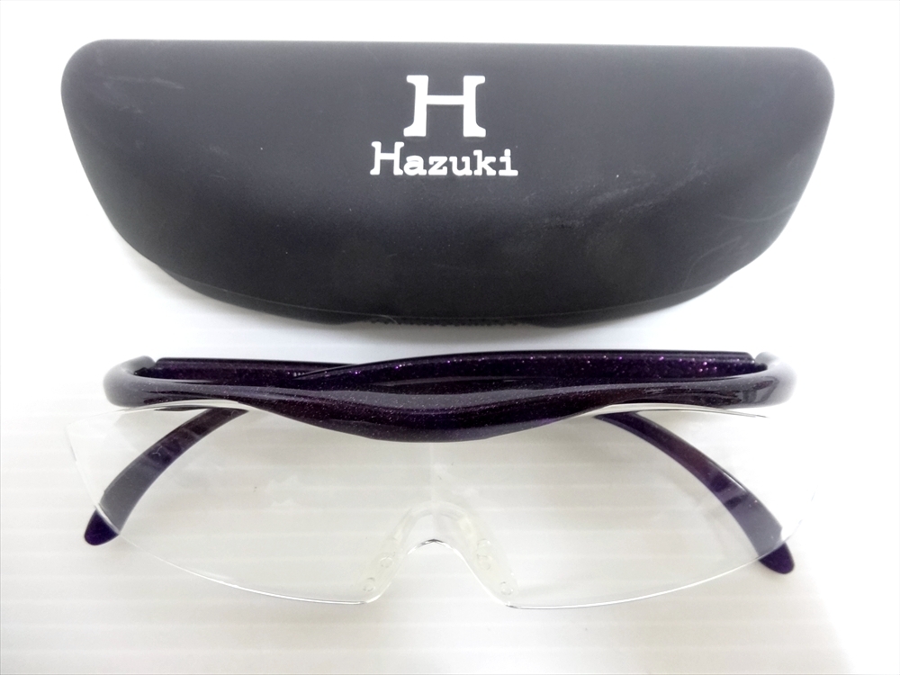 Yahoo!オークション - HAZUKI ハズキルーペ 1.32X ラメパープル ケース...