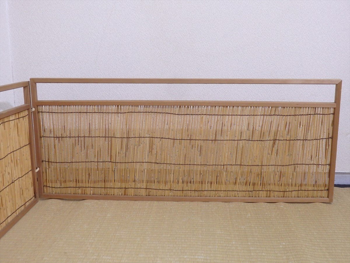 セール 葦 よし 風炉先屏風 杉縁 幅88.3cmが二面 高さ37cm 茶道具 家具 茶器(日本)｜売買されたオークション情報、yahooの商品情報をアーカイブ公開 - オークファン ...