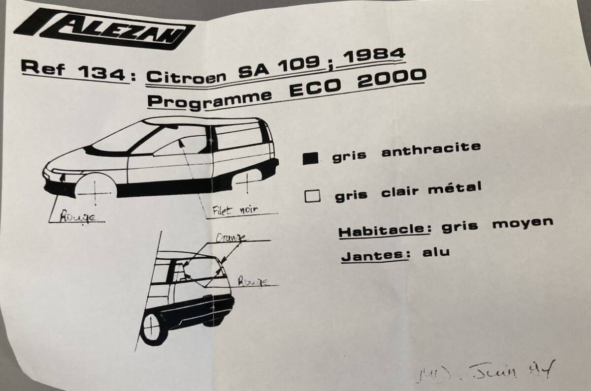 Yahoo!オークション - Alezan 1/43 レジンキット Citroen SA109 progra...