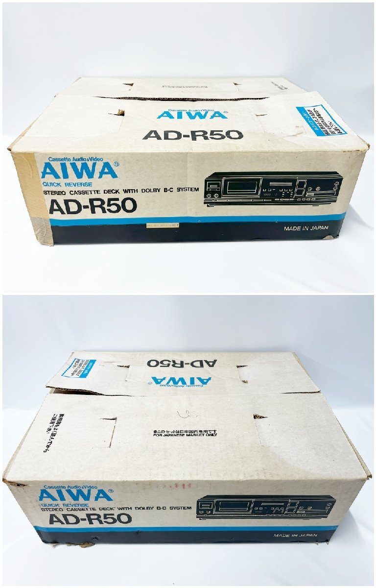 Yahoo!オークション - 通電OK AIWA アイワ AD-R50 STEREO CASSETTE DE...