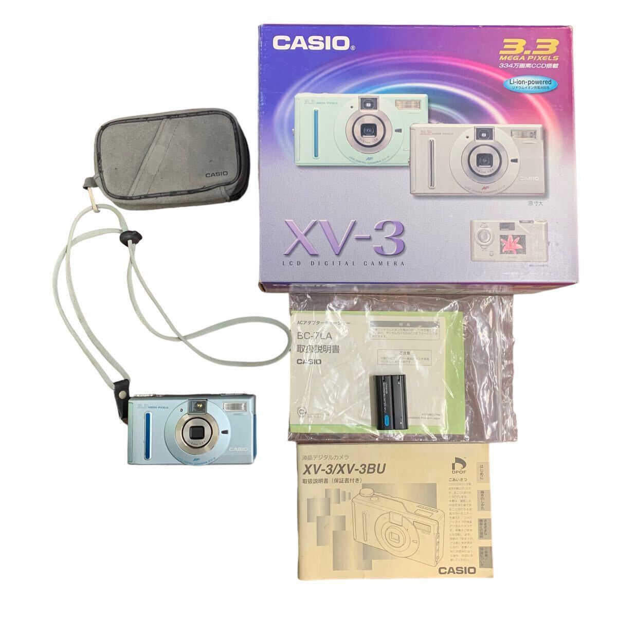 Yahoo!オークション - CASIOカシオ XV-3 コンパクトデジタルカメラ 3.3...