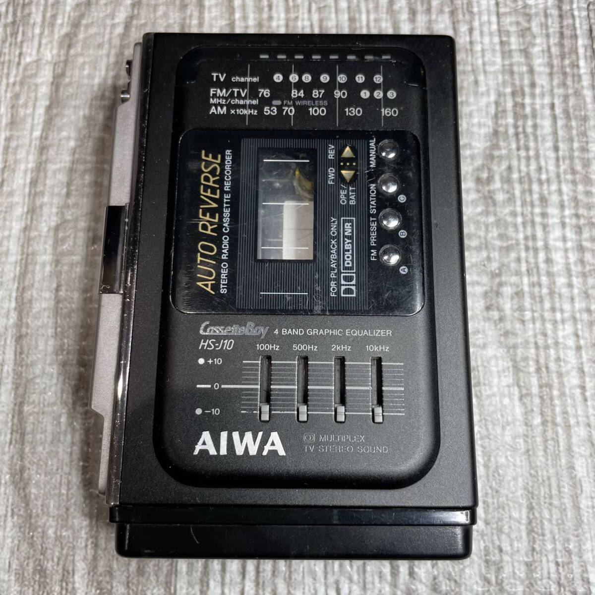 Yahoo!オークション - AIWA アイワ CassetteBoy カセットボーイ HS-J10...