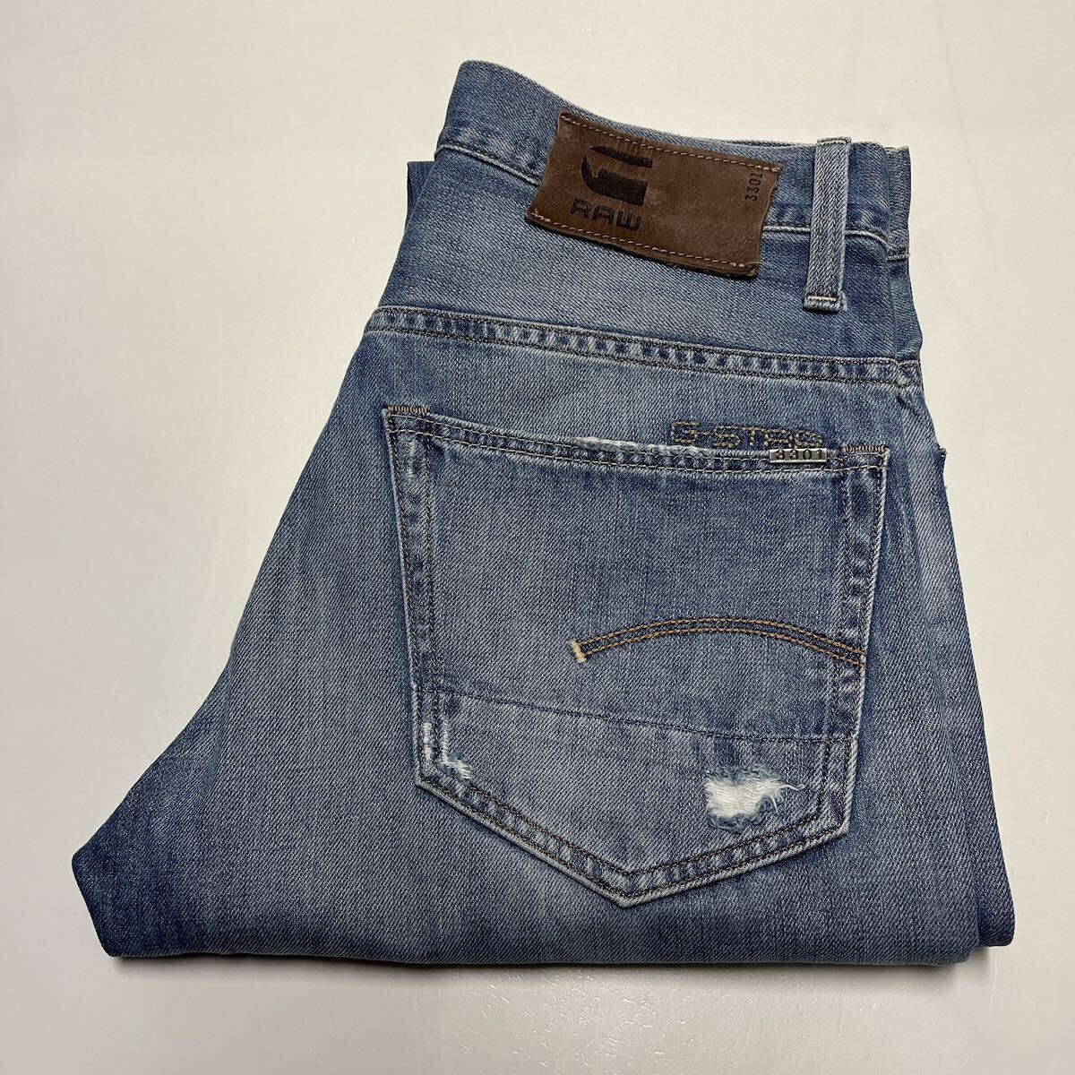 Yahoo!オークション - G-STAR RAW ジースターロウ 3301 テーパードジー...