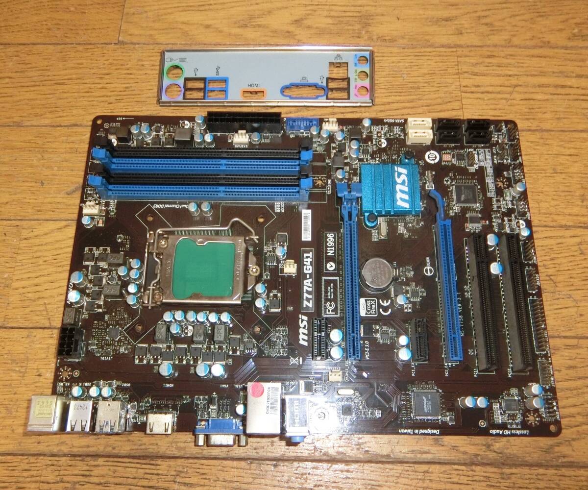 Yahoo!オークション - 動作保証 MSI Z77A-G41 LGA1155 ATX HDMI CRT