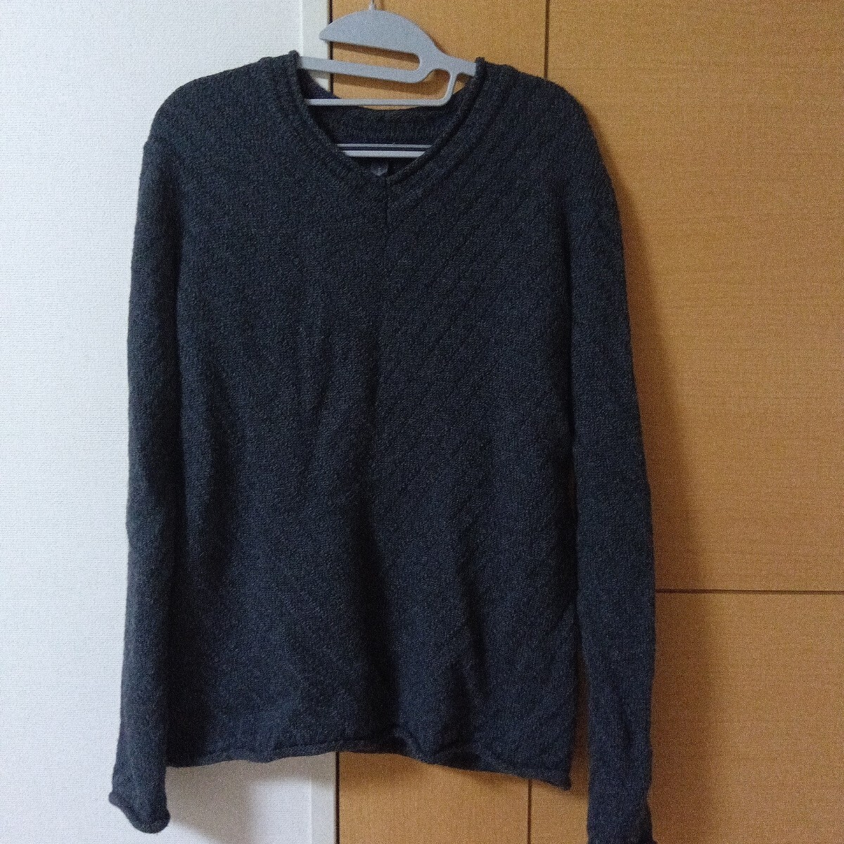 Yahoo!オークション - （美品）WJK Vネックセーター 貴重な白タグ Lサ...