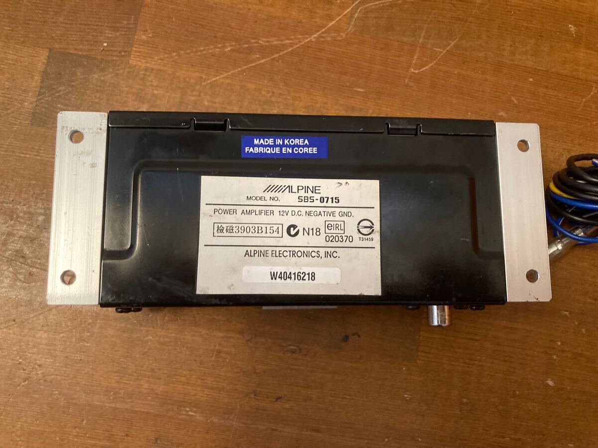 Yahoo!オークション - ALPINE アルパイン SBS-0715 センターチャンネ...