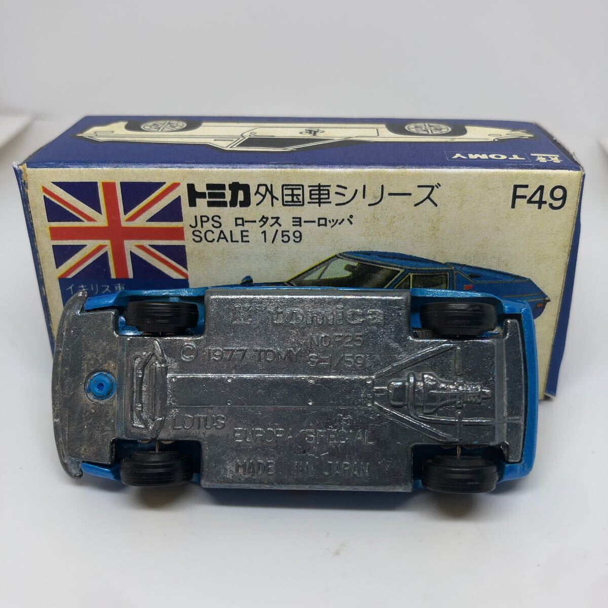 Yahoo!オークション - トミカ 日本製 青箱 F49 JPS ロータス ヨーロッ...