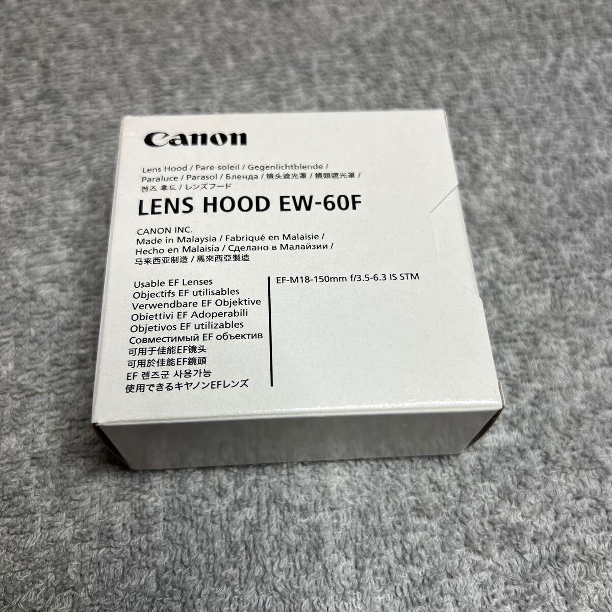 Yahoo!オークション - キャノン レンズフード EW-60F RF-S18-150mm F3....