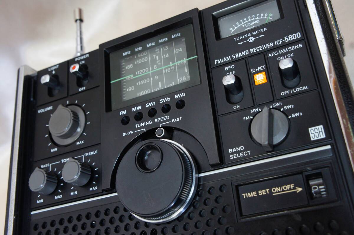 Yahoo!オークション - スカイセンサー5800 ソニー SONY ICF-5800 BCLラ...