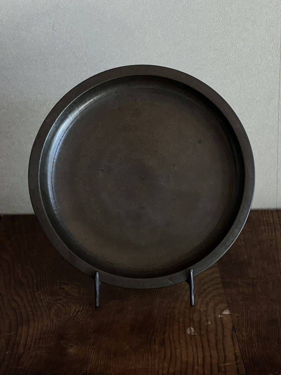 Yahoo!オークション - 「南鐐 左葉盆」 サハリ 砂張 茶器