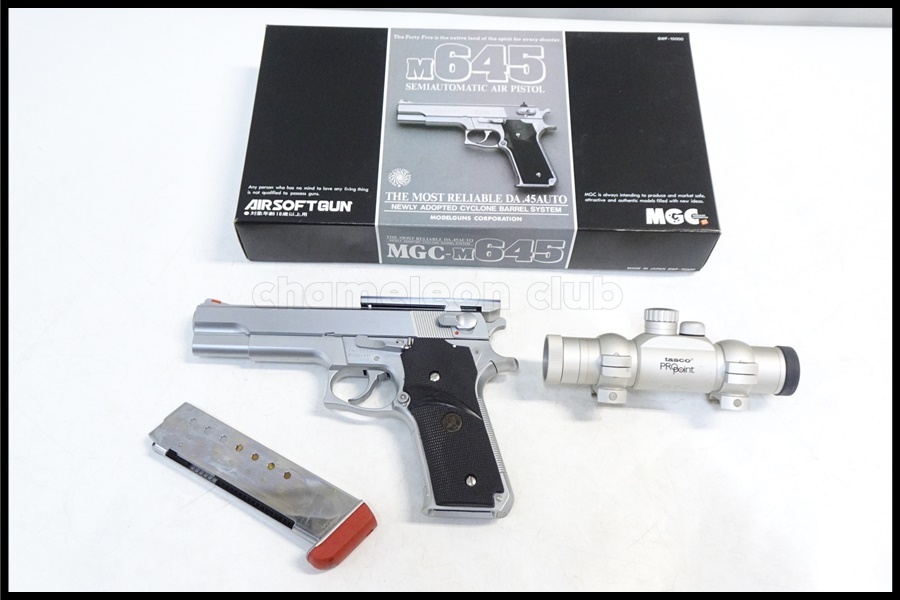 東京 MGC S&W M645 固定スライドガスガン Pachmayrグリップ/PRO Point付(ガスガン)｜売買されたオークション情報、yahooの商品情報をアーカイブ公開 ...