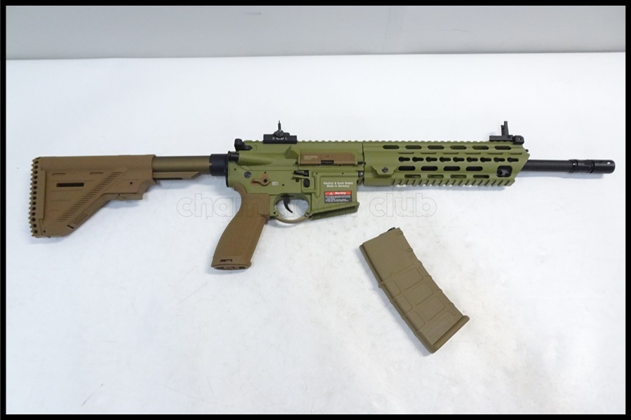 Yahoo!オークション - 東京)E&C 118E-1 H&K HK416A8 14インチ 電子トリ...