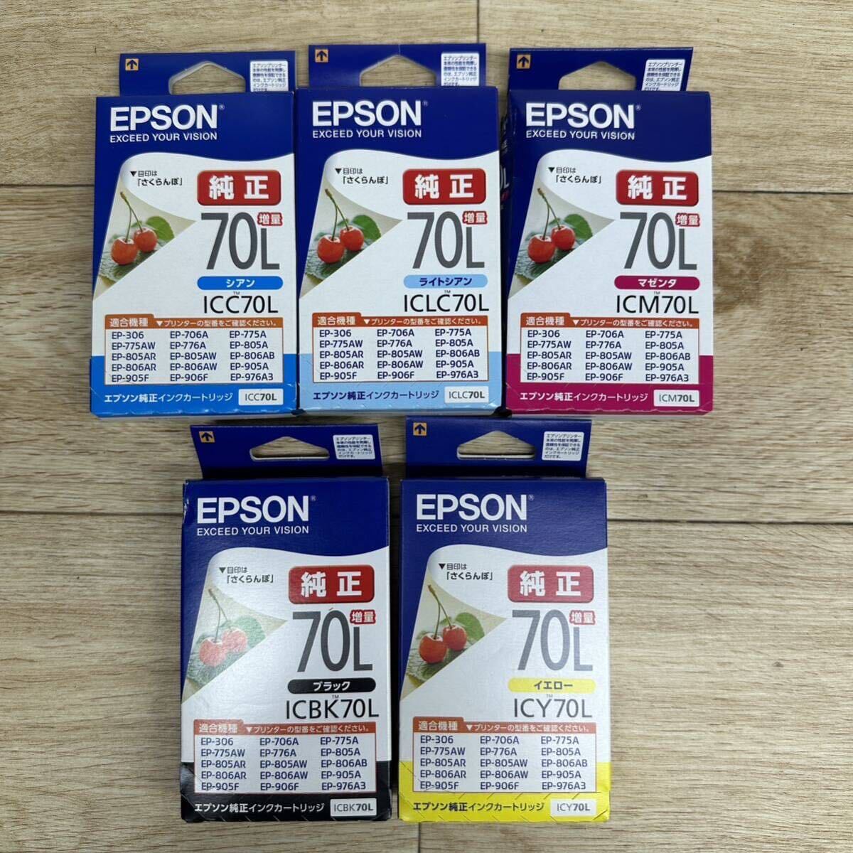 Yahoo!オークション - EPSON ICBK70L ICY70L ICM70L ICC70L ICLC70L 5...