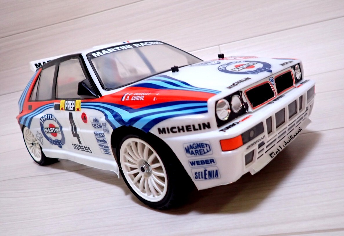 Yahoo!オークション - 1/10 タミヤ XV01 ランチア デルタ インテグラー...