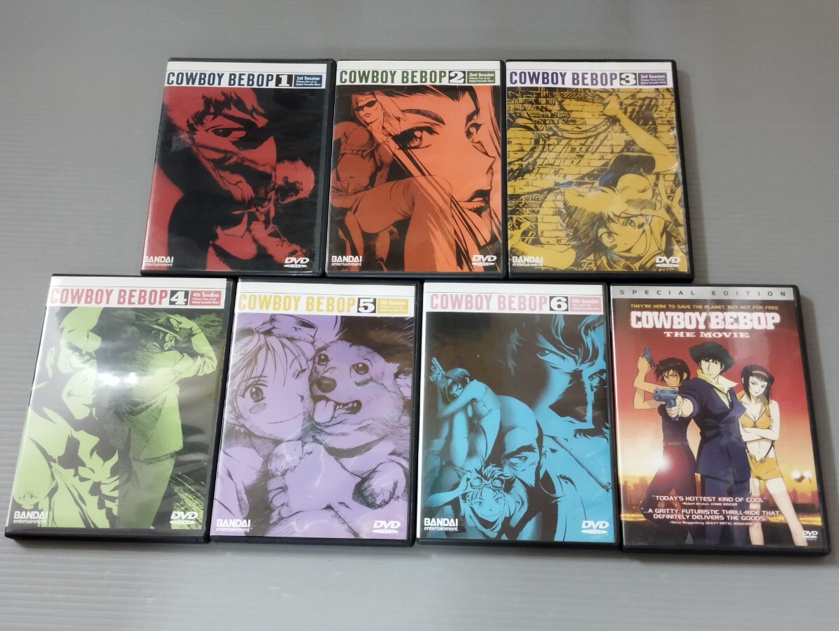 Yahoo!オークション - COWBOY BEBOP DVD7枚セット 1〜6 THE MOVIE