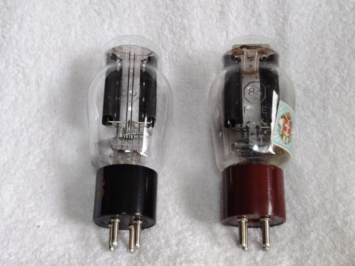 Yahoo!オークション - RCA 83 FIVRE 83 水銀整流管 2本 未使用品