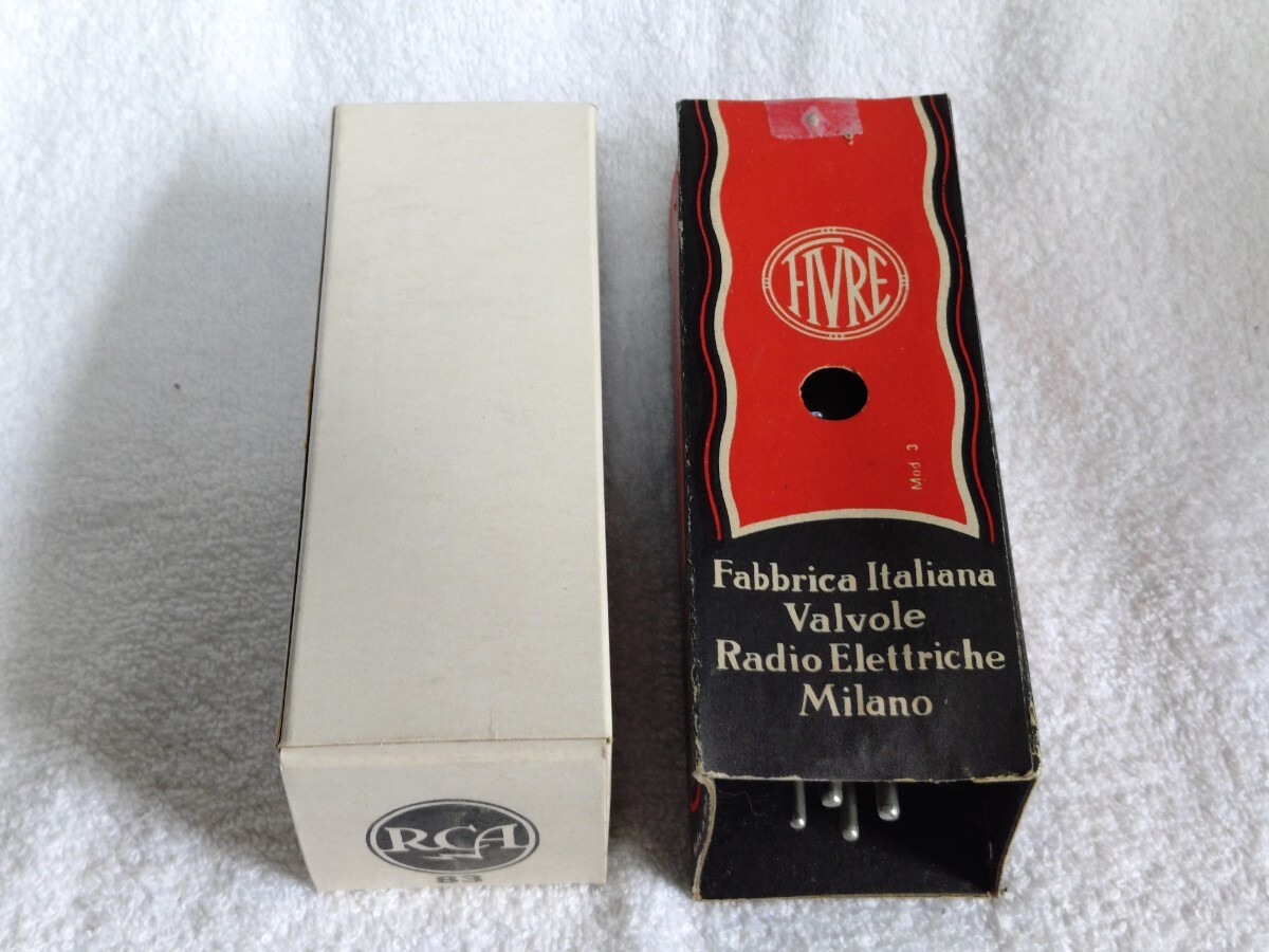 Yahoo!オークション - RCA 83 FIVRE 83 水銀整流管 2本 未使用品