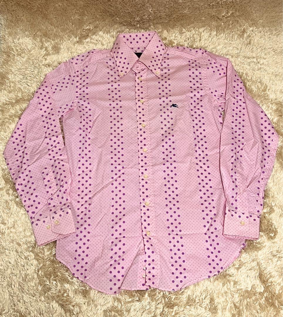 Yahoo!オークション - 即決 未使用品 イタリア製 ETRO 38 総柄シャツ ...