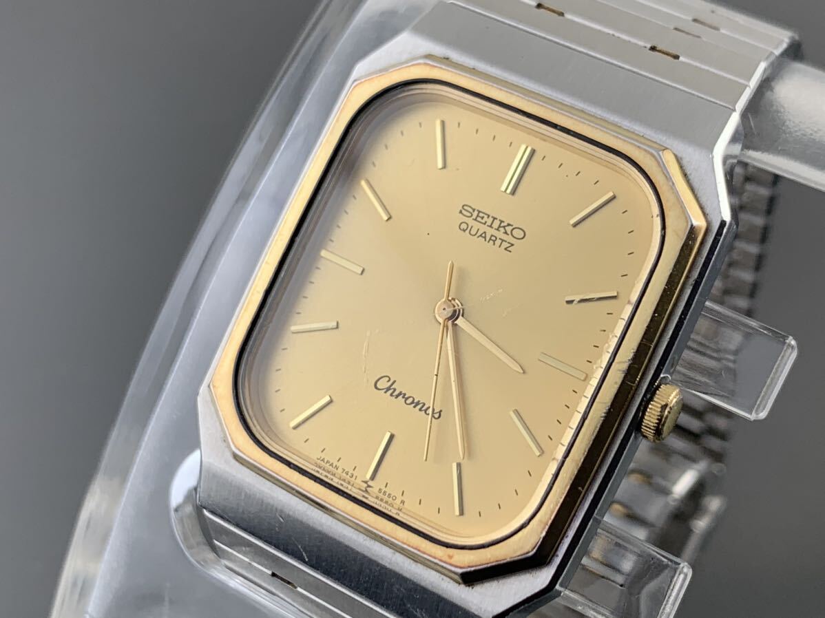 Yahoo!オークション - [A1365]1円～ メンズ腕時計 クォーツ セイコー S...