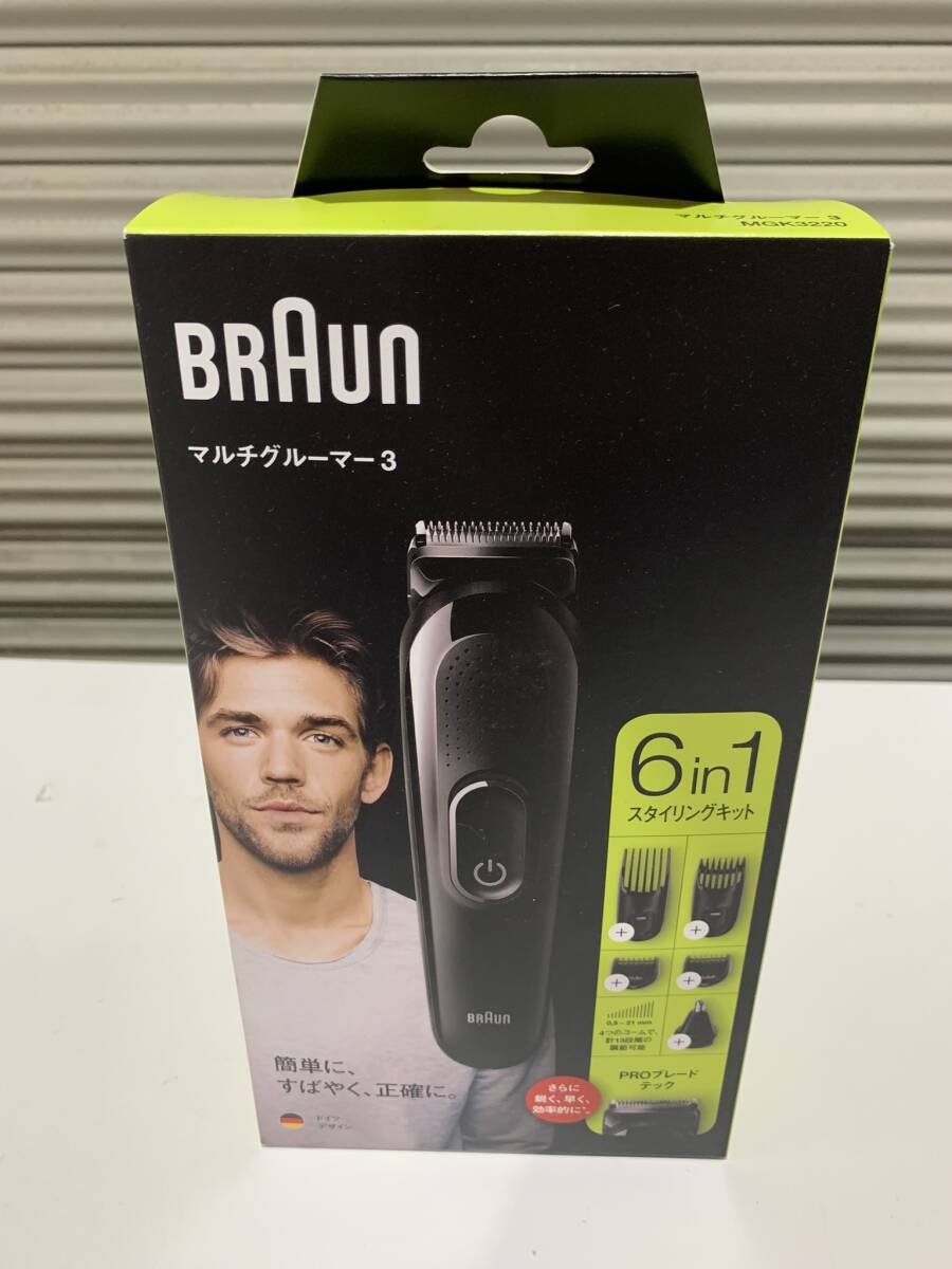 Yahoo!オークション - BRAUN ブラウン マルチグルーマー MGK3220