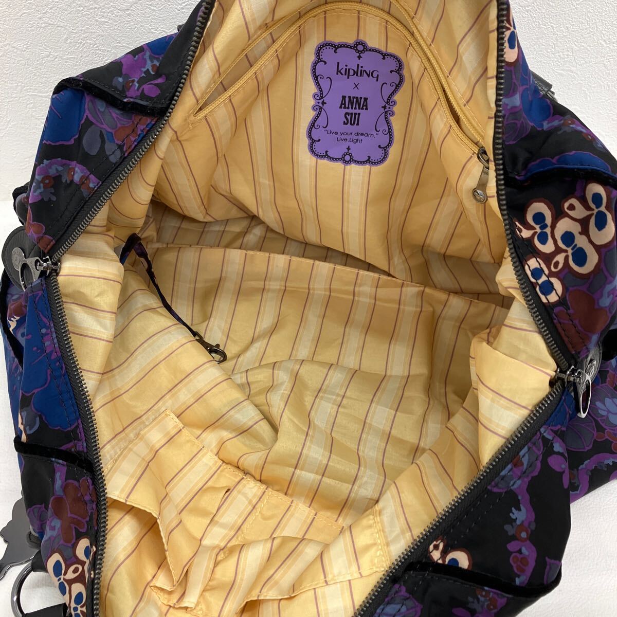 □210 美品 Kipling キプリング ANNA SUI アナスイコラボ □210 美品 Kipling キプリング ANNA SUI アナスイコラボ